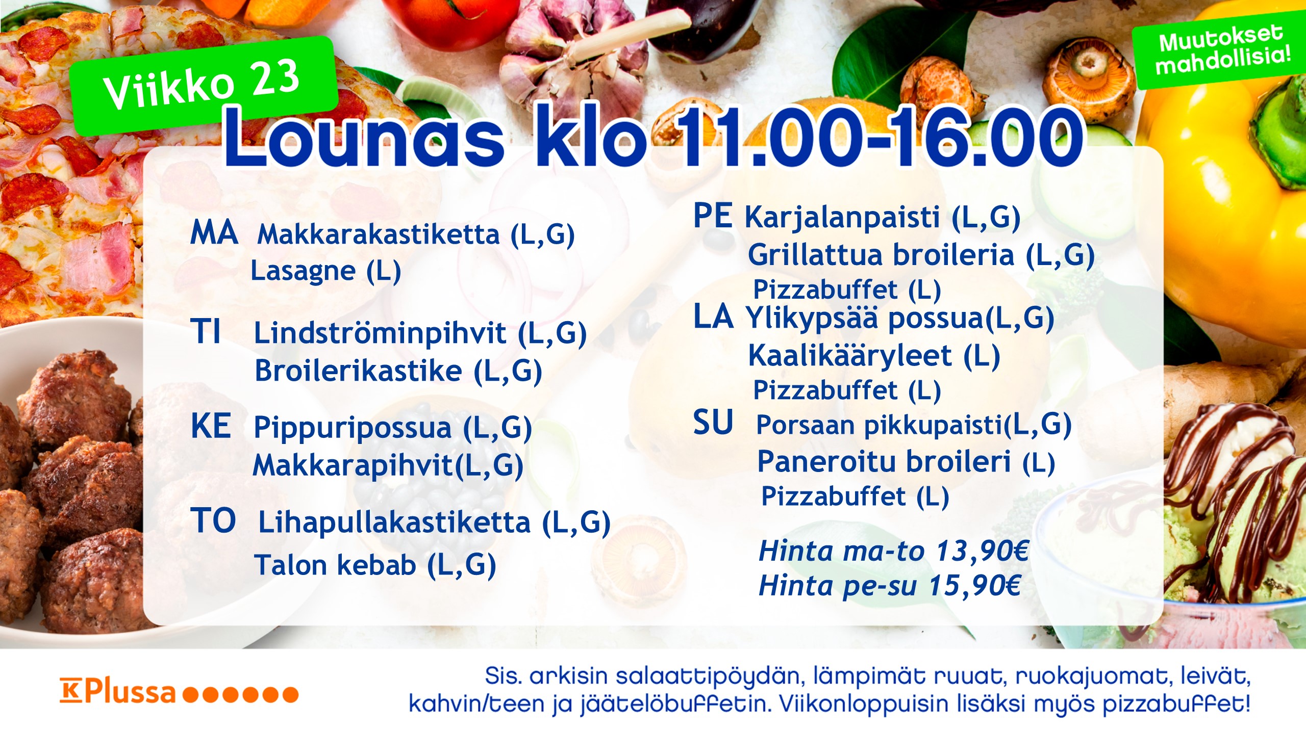 Lounas menu – Neste Lintulahti